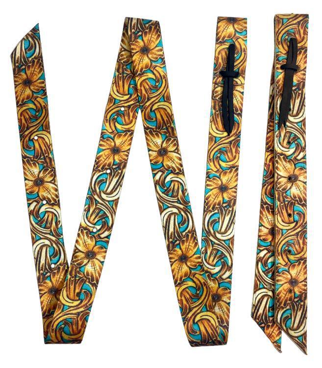 Premium Filigree Floral Nylon Tie Strap and Off Billet Set – Trails End ...