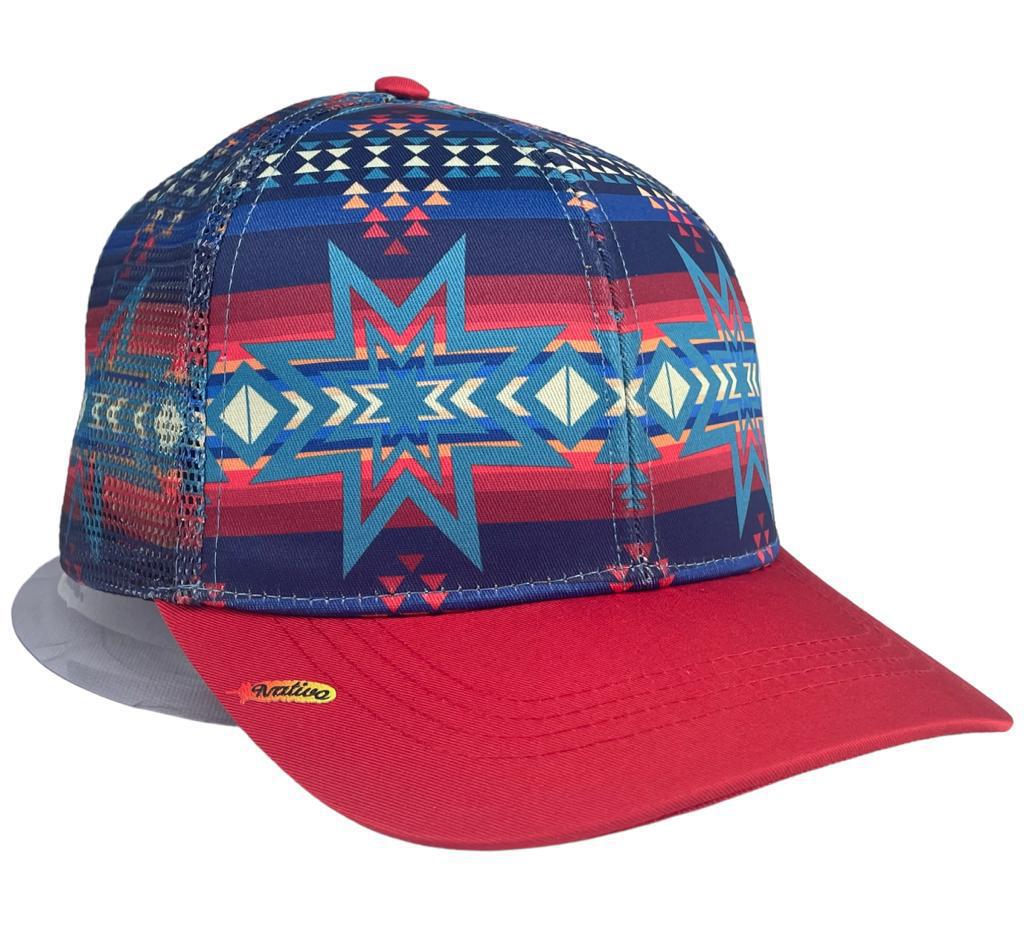 RED AZTEC MESH SNAP BACK CAP – Trails End Western Wear & Tack