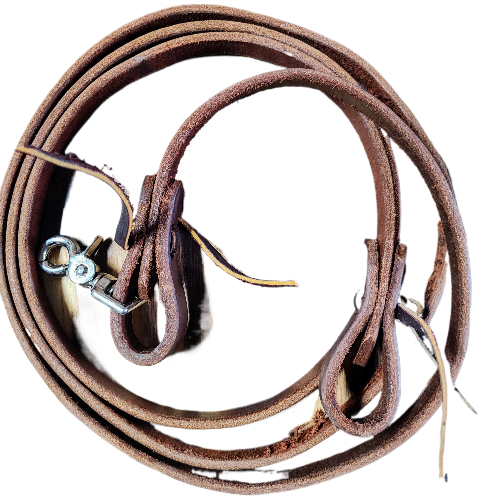 OILED LEATHER BARREL/ROPING REIN WITH SNAP – Trails End Western Wear & Tack