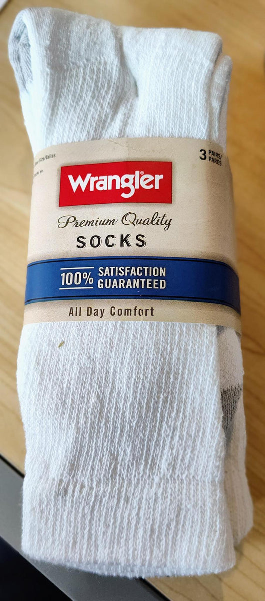 WRANGLER 3 PACK SOCK – Trails End Western Wear & Tack