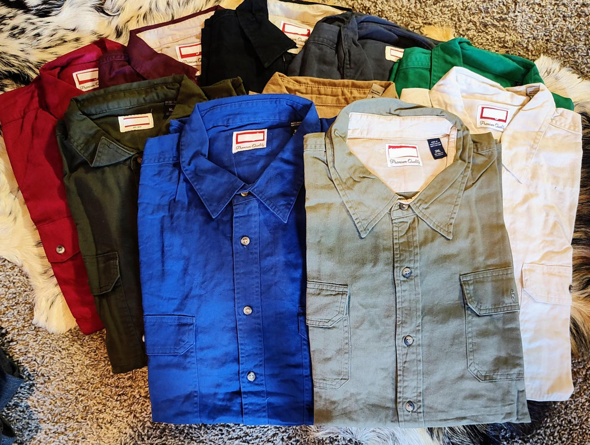 TWILL WRANGLER MENS BUTTON UP – Trails End Western Wear & Tack