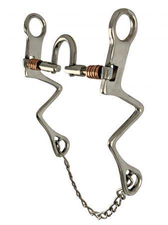 Stainless Steel 7 Shank Style Bit with Ported 5" Mouth – Trails End ...